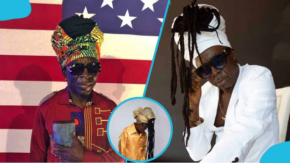 Kojo Antwi’s Hair Reaches His Knees as He Poses for His Birthday Photo Shoot - YEN.COM.GH