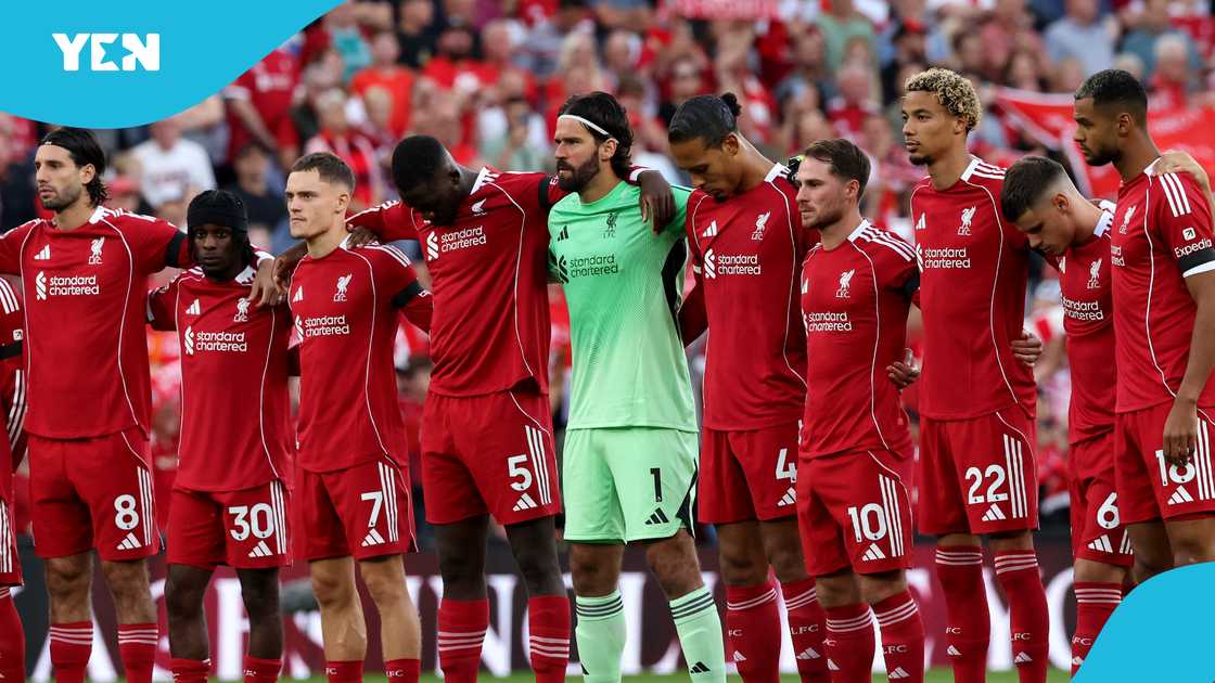 Diogo Jota Honoured Ahead of Liverpool vs. Bournemouth EPL Game at Anfield - YEN.COM.GH