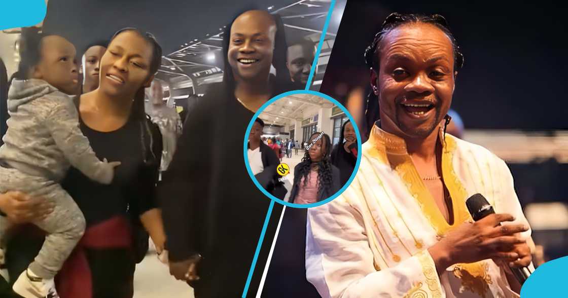 Old Video of Daddy Lumba and His Younger Kids Ahead of Trip Abroad Stirs Emotions - YEN.COM.GH