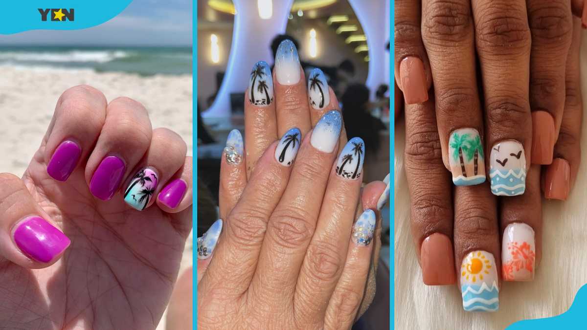 The top 20 beach nail designs for a stylish and tropical look - YEN.COM.GH