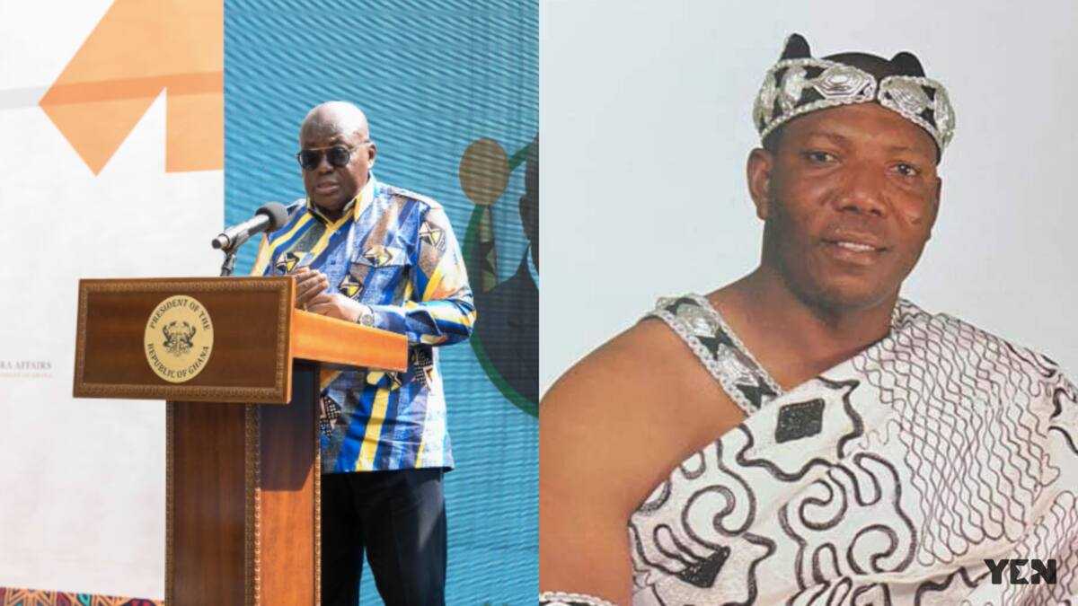 Akufo-Addo's bodyguard enstooled chief of Alajo - YEN.COM.GH