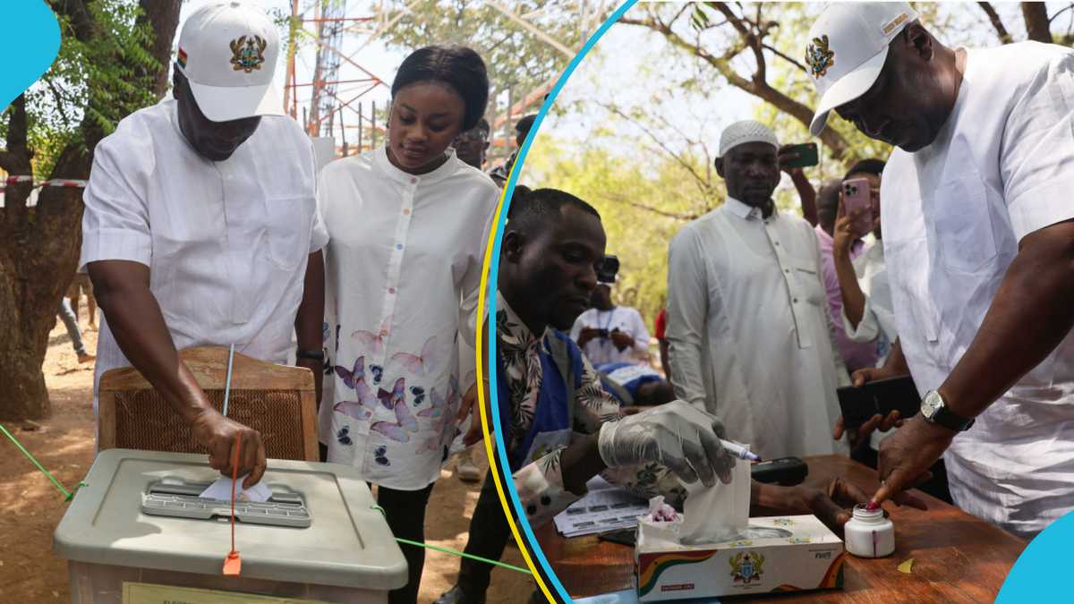 Ghana Election: Mahama Votes In Bole Bamboi, Says NDC Will Secure ...