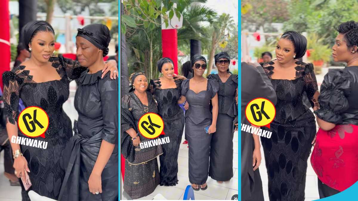 Serwaa Amihere Takes Over Daddy Lumba's One-Week Observance Her Heavy Makeup And Glittering ...