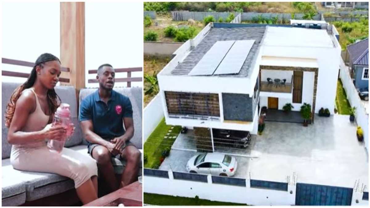 Man And His Wife Relocate To Ghana To Build Stunning 4 Bedroom Mansion man-and-his-wife-relocate-to-ghana-to-build-stunning-4-bedroom-mansion