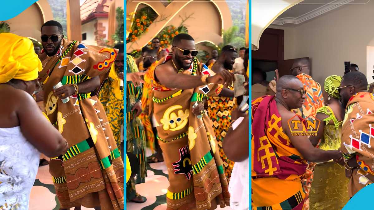 Ofori Sarpong's Nephew Marries: Despite's Son Kennedy Osei, Others Accompany Him to Bride's Home ...