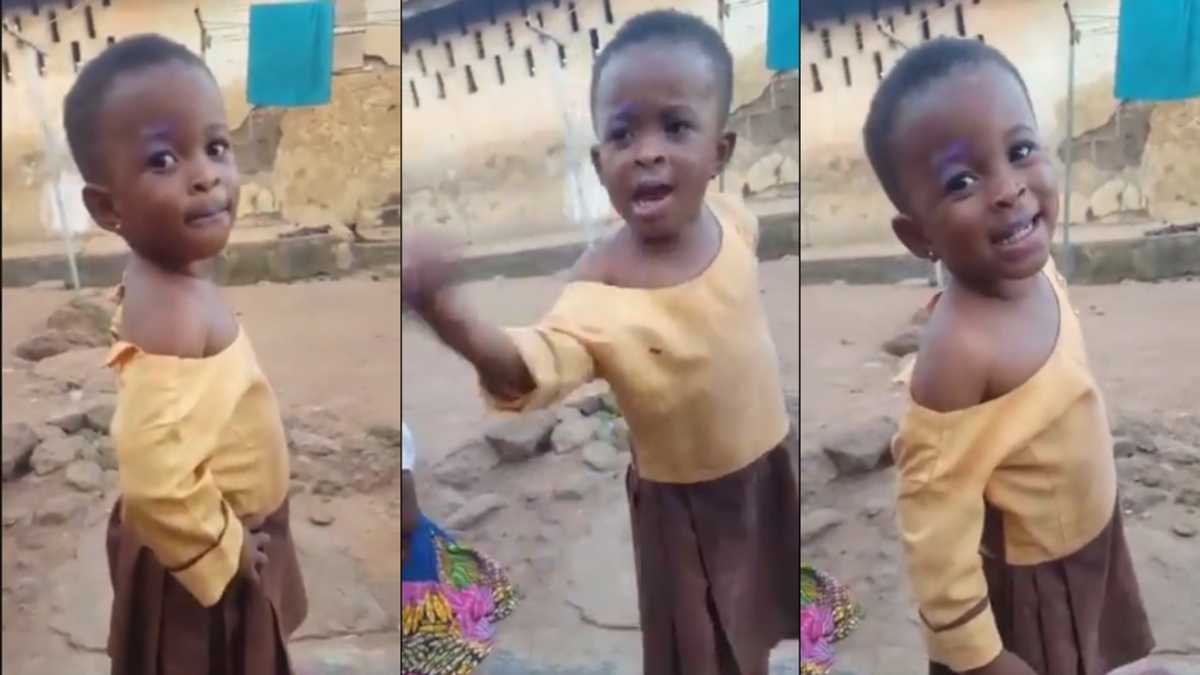 It is 'make-art' - Little Ghanaian girl says after she was asked about ...