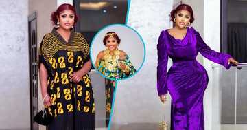 Aba Dope: Onua TV Presenter Looks Like A Princess In A Colourful Kente ...
