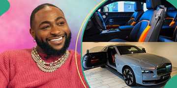 Davido Confirms Arrival of His 2024 Rolls Royce Spectre As Video, Pics ...