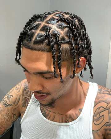 25 sharp Pop Smoke braids for men you must try for a new look - YEN.COM.GH
