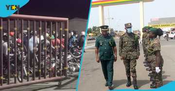 Ghana Temporarily Closed Its Border With Togo At Aflao To Allow For ...