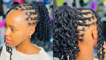 40+ easy short loc styles for females with short hair (inspiration ...