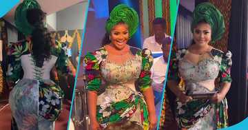 Aba Dope Flaunts Tiny Waist And Massive Backside In Tight Corseted ...