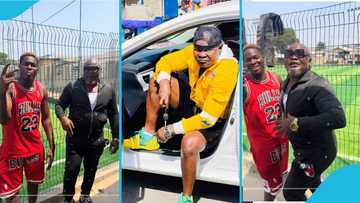 Bukom Banku Bonds With His Son Ambitious Tilapia As He Pays Him ...