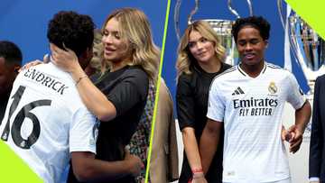 Endrick's Girlfriend Gabriely Miranda Shines in Fresh Real Madrid Kit ...