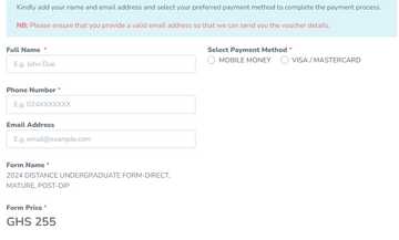 University of Education Winneba (UEW) distance education: fees, forms ...