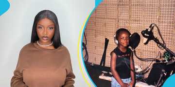 Gyakie: Photo Of Her At 6 Years Recording In The Studio Surfaces Online ...