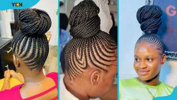 45+ latest Ghana weaving shuku hairstyles for ladies to rock in 2024 ...