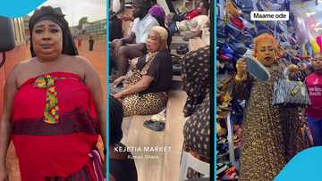 Adum PZ Fire: Maame Ode Sobs As Her Benefactor Loses Shop, Looks Sad In ...