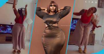 Matilda Hipsy Dances Hard In Front Of The TV, Shakes Her Backside Seriously To Confuse Adult ...