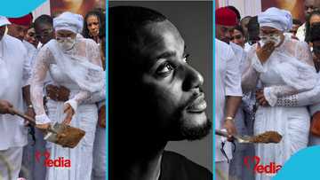 Alexx Ekubo's Wife Anwuli Bids Emotional Farewell at His Graveside ...