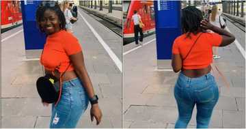Curvy Lady In Germany Flaunts Flexible Behind As She Jams To Stonebwoy ...