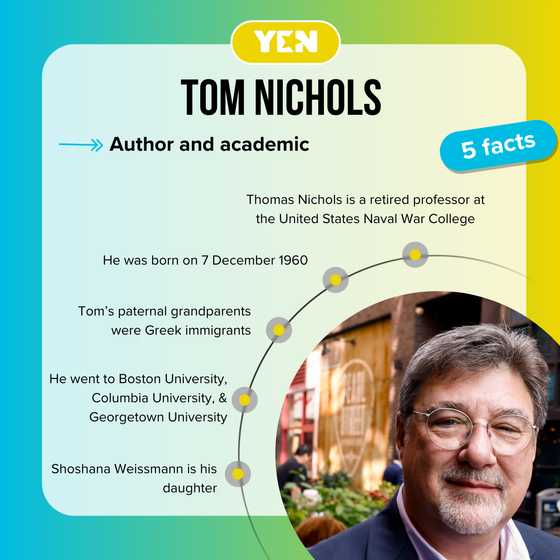 Tom Nichols' biography: age, wife, daughter, career, books - YEN.COM.GH