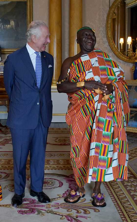 Asantehene Otumfuo Osei Tutu II Meets King Charles III At Buckingham ...