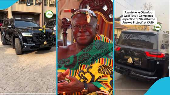 Otumfuo Osei Tutu II Pulls Up In Expensive Land Cruiser LC300 Xtreme ...