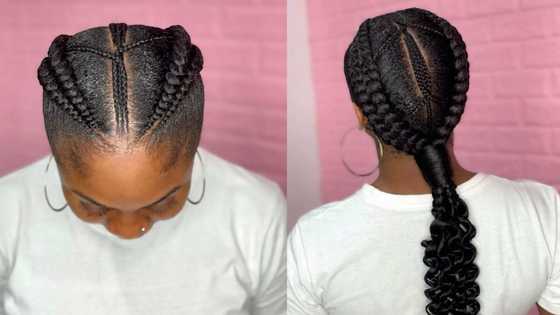60+ stunning two braids hairstyles to spruce up your look - YEN.COM.GH