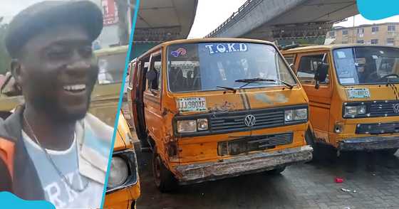 Ghanaian Men Tease Lagos Danfo Buses in Trending Roadside Clip - YEN.COM.GH