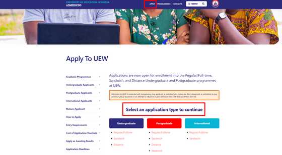 UEW admission list: How to check your admission status - YEN.COM.GH