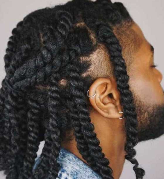 25 creative twist hairstyles for men you should try in 2024 - YEN.COM.GH