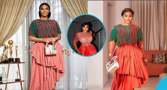 Aba Dope: Ghanaian TikToker Models In Beaded Crop Top And Slanted Skirt ...