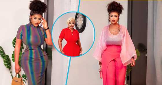 Aba Dope: Onua TV Presenter Flaunts Her Tiny Waist In A Red Knitted ...