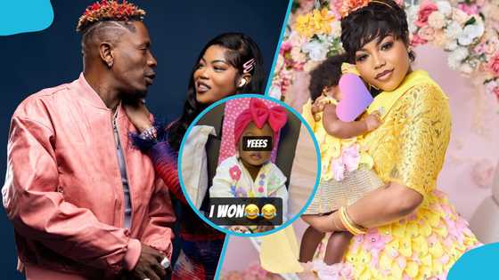 Shatta Wale: Maali Flaunts Daughter Queen Money’s Face for the First ...