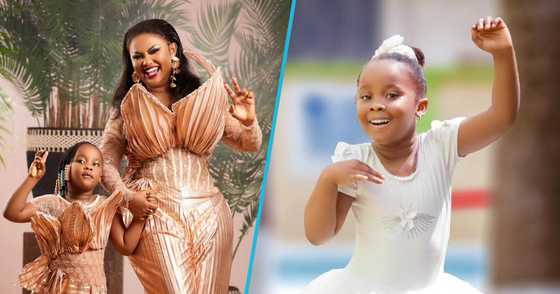Baby Maxin: Nana Ama McBrown's Daughter Rocks A White Ballerina Outfit ...