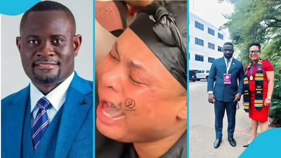 John Kumah’s Widow Bitterly Weeps at His Funeral in Resurfaced Video ...