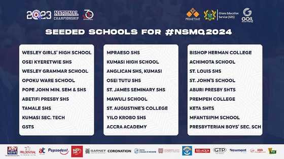 NSMQ: Adisco And Persco Miss Out On Seeding For 2024 Competition ...