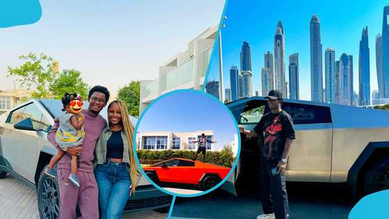 Kojo Forex Sprays His Tesla Cybertruck Orange, Flaunts New Look Online ...