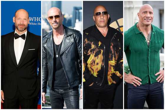 20 famous white bald actors in Hollywood who look great without their ...