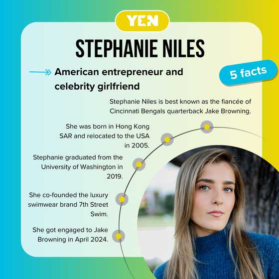 Who is Jake Browning's fiancée, Stephanie Niles, and how did their ...