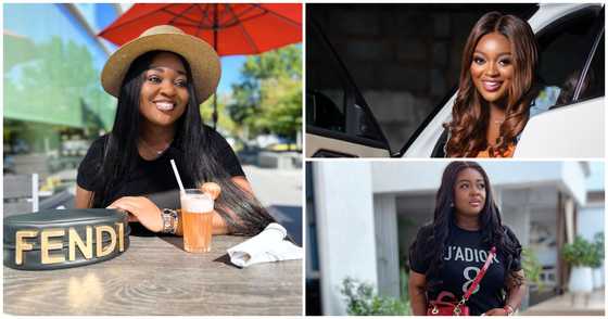 Jackie Appiah Stuns In A Floor-Length Maxi Dress And GH¢2000 Sneakers ...