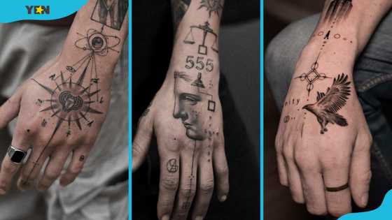 30 unique hand tattoos for men: Cool and unique design ideas - YEN.COM.GH