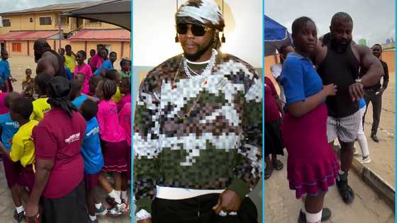 Kizz Daniel's Bouncer Atobiloye Kelvin Receives Huge Love From Kids At ...