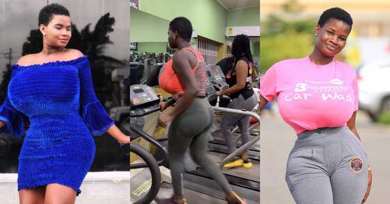 Pamela Odame Watara: Heavy-chested model drops video of her in gym ...