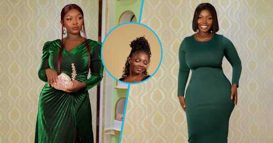 Felicia Osei: Onua FM Presenter Flaunts Her Body In Black Suede Crop ...