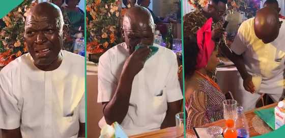 Bride's Father Cries Profusely As He Gives His Daughter Out In Marriage ...