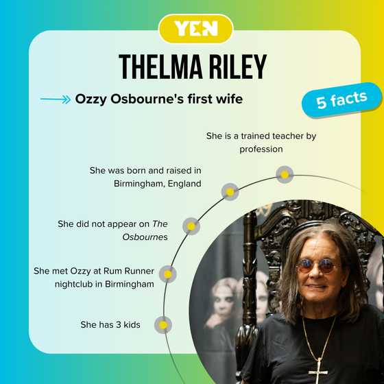The untold story of Thelma Riley, Ozzy Osbourne's first wife - YEN.COM.GH