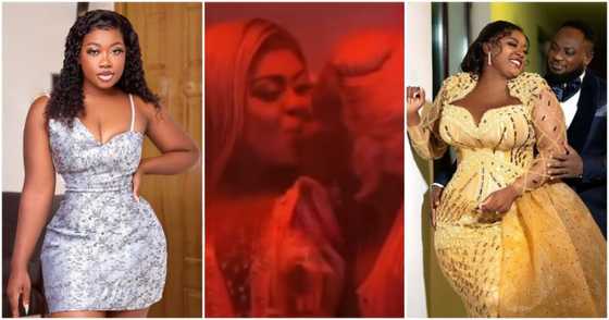 Tracey Boakye's Dinner: Video of Afia Schwar and Shugatiti Kissing Pops ...