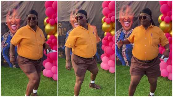 Kalybos' Sister Surprises Him With Cake, Pulls Lots Of GH¢100 Notes ...